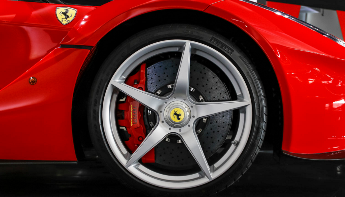 Red Ferrari Laferrari Custom Loma Rims Connor | Breathtaking Laferrari