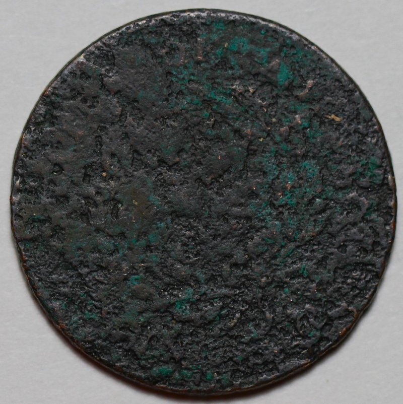 1797 Liberty Cap Half Cent - Plain Edge - Corrosion - US 1/2c Copper ...