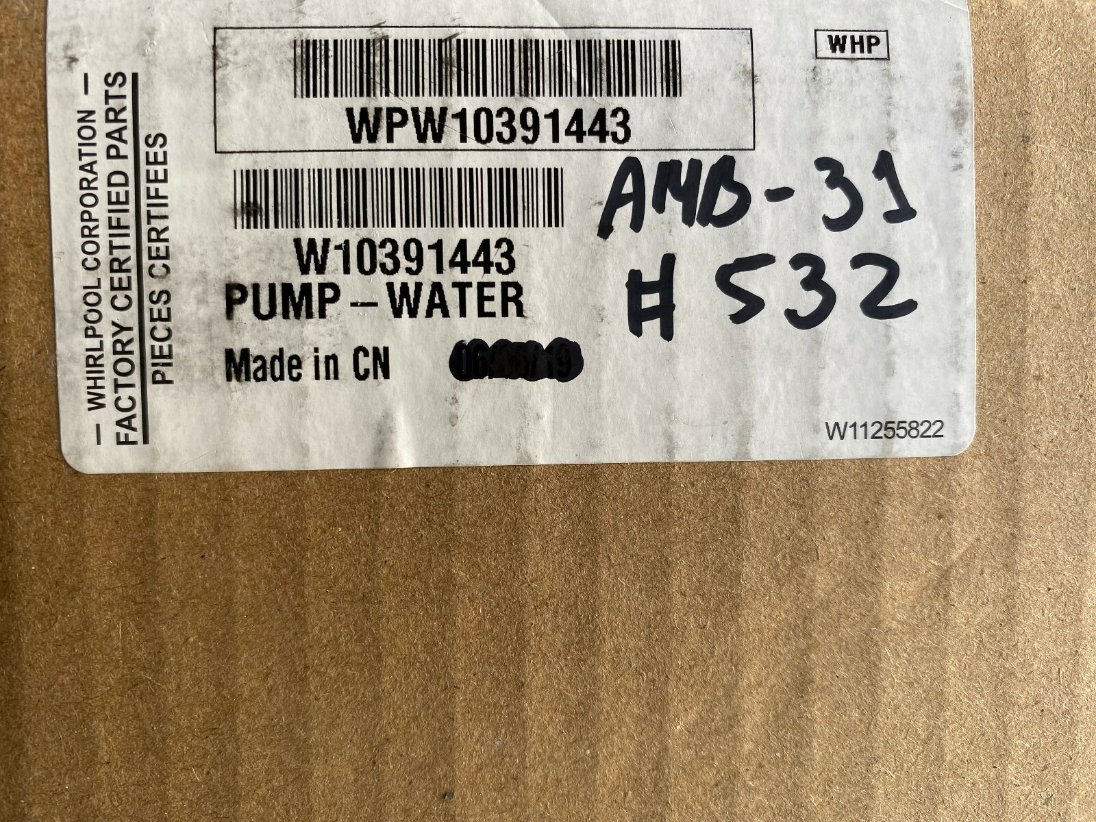 Whirlpool Washer Water Drain Pump Part # W10391443 for sale online | eBay