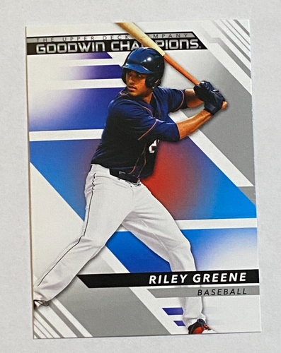 2022 Upper Deck Goodwin Champions Baseball #27 Riley Greene | eBay