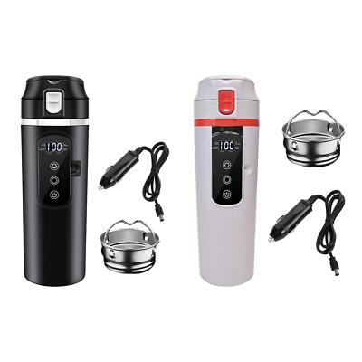 12V 24V Car Kettle Boiler Smart Heating Car Cup for Family Cars Work ...