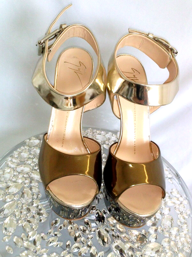 BNIB GIUSEPPE ZANOTTI CLASSIC 'ALIEN' HEEL-LESS PUMPS SZ 37.5 (7-7.5US ...