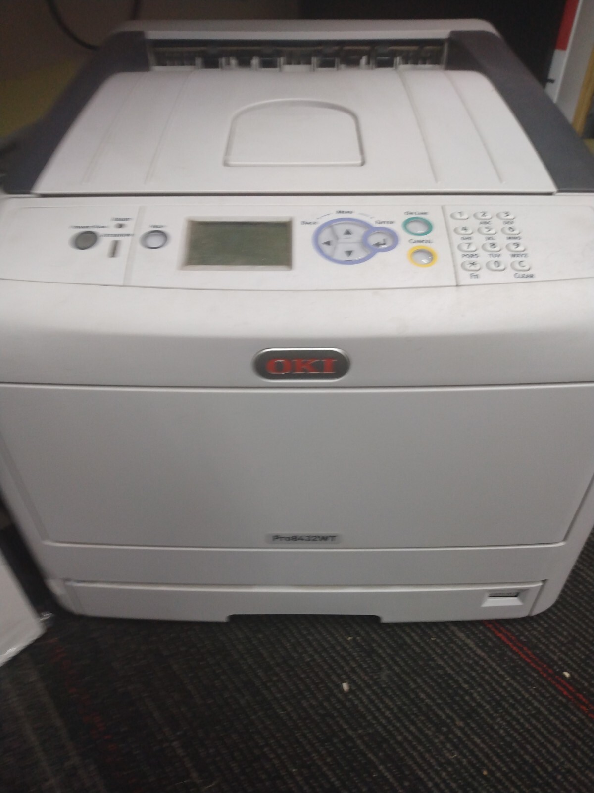 Oki Pro 8432 WT Toner Printer w/ extra inks and paper CMYW color | eBay