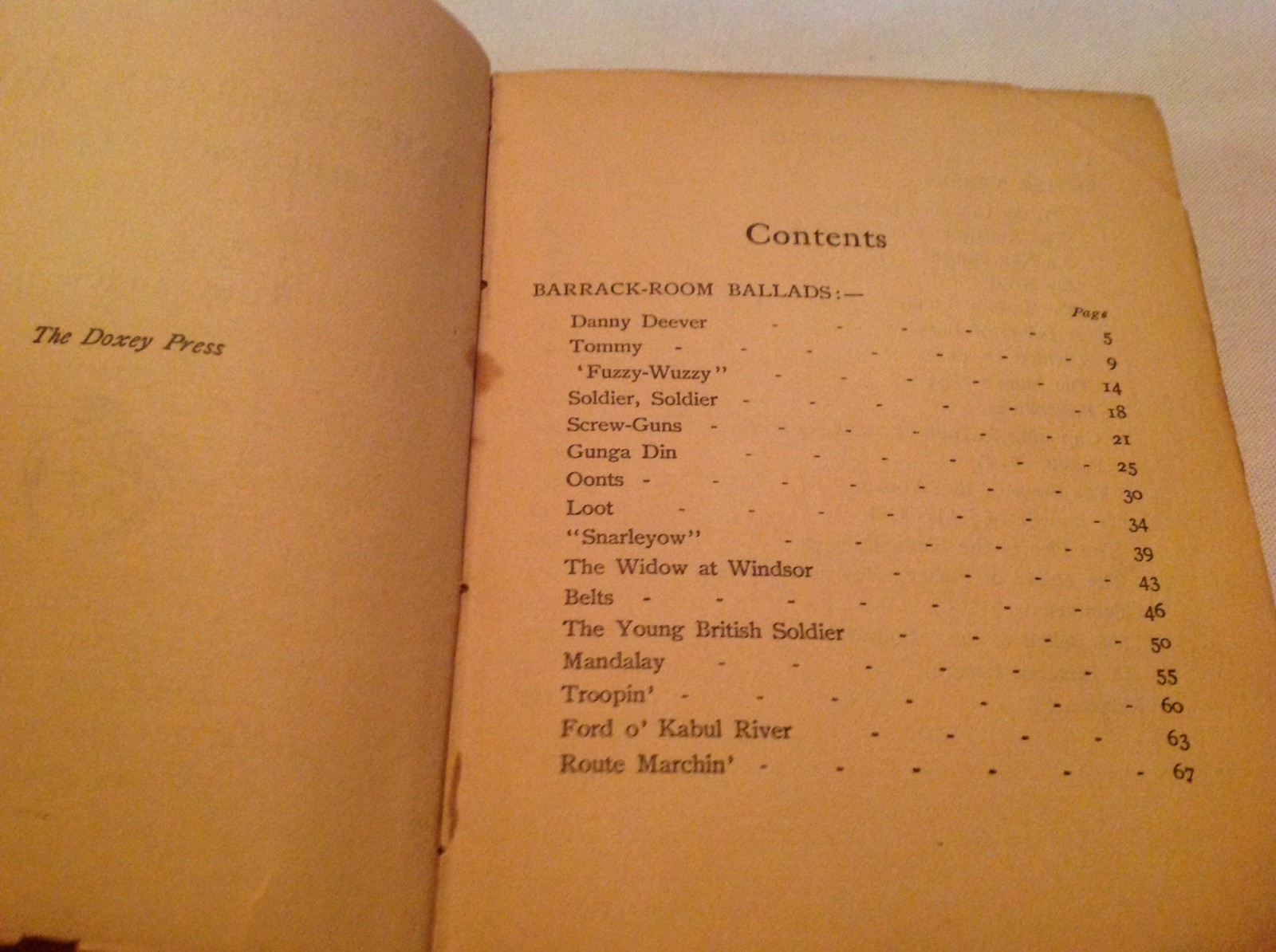Barrack- Room Ballads Recessional By Rudyard Kipling Book | eBay UK