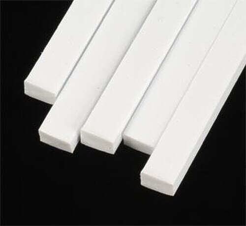 Plastruct Styrene Plastic Strips .160 x .250 x 10'' (5) - Model Scratch ...