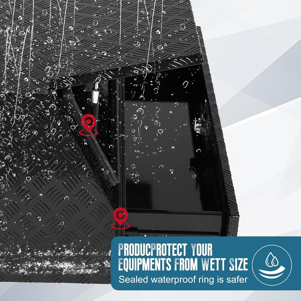 48"X18"X21" Pickup Truck Trunk Bed Tool Box Underbody Storage w/ Drawer ...