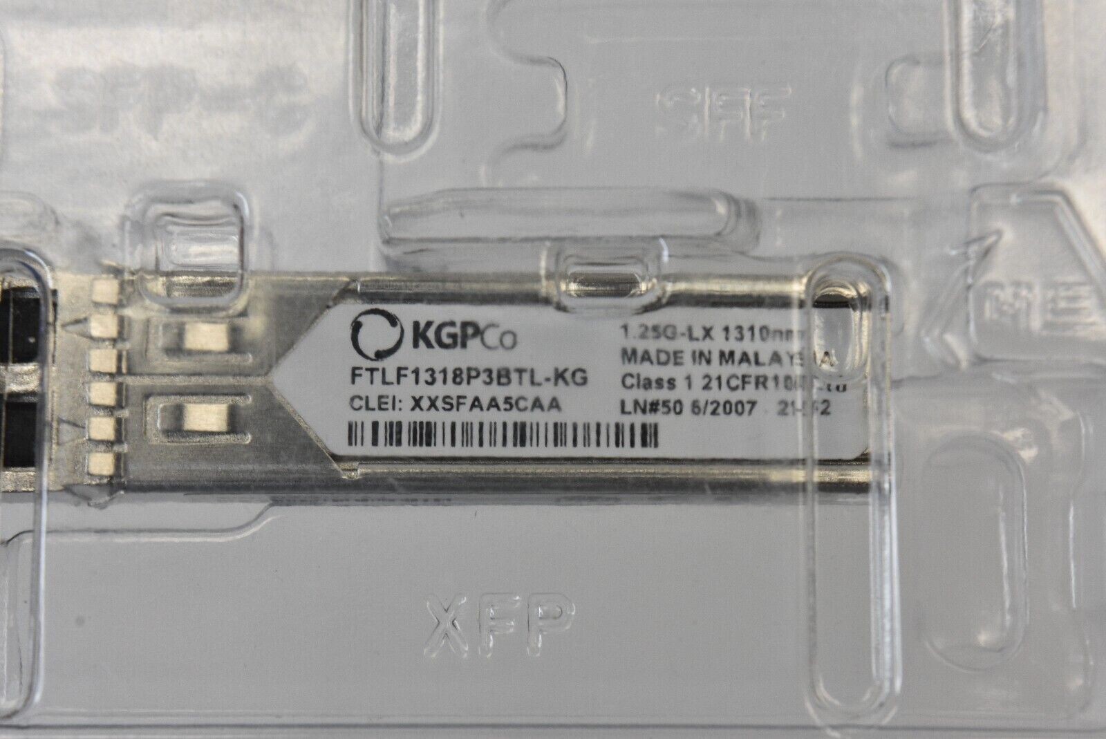 KGPCo FTLF1318P3BTL-KG 1.25G-LX 1310nm 10KM SFP Transceiver Unit ...
