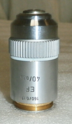 LEITZ EF 40/0.65 160/0.17 MICROSCOPE OBJECTIVE - 40X - 519762 | eBay