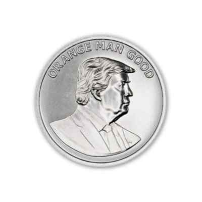 2025 Donald Trump - ORANGE MAN GOOD - OMG - Save America 1 oz .999 Fine ...