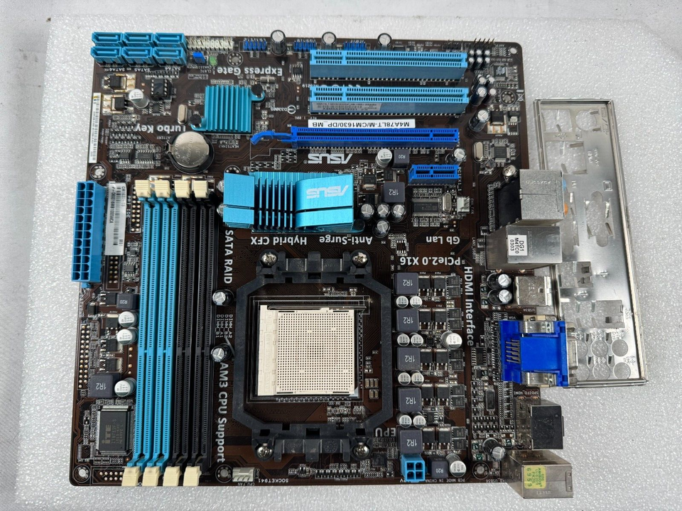 ASUS M4A78LT-M/CM1630/DP_MB SOCKET AM3 MOTHERBOARD; Tested | eBay