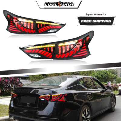 FULL LED Tail Lights For Nissan Altima 2019 -2024 Sequential Rear Lamp ...