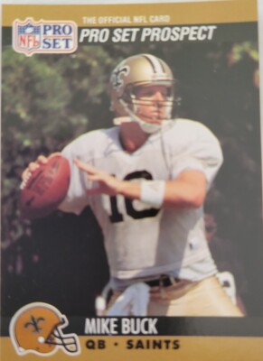 1990 Pro Set Football #741 Mike Buck RC | eBay