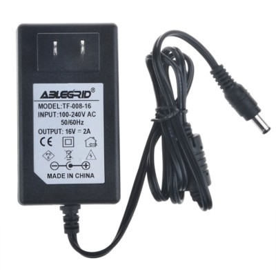 US DC 16V 2A 2000mA 5.5mmx2.5mm Center Positive Adapter Charger Power ...