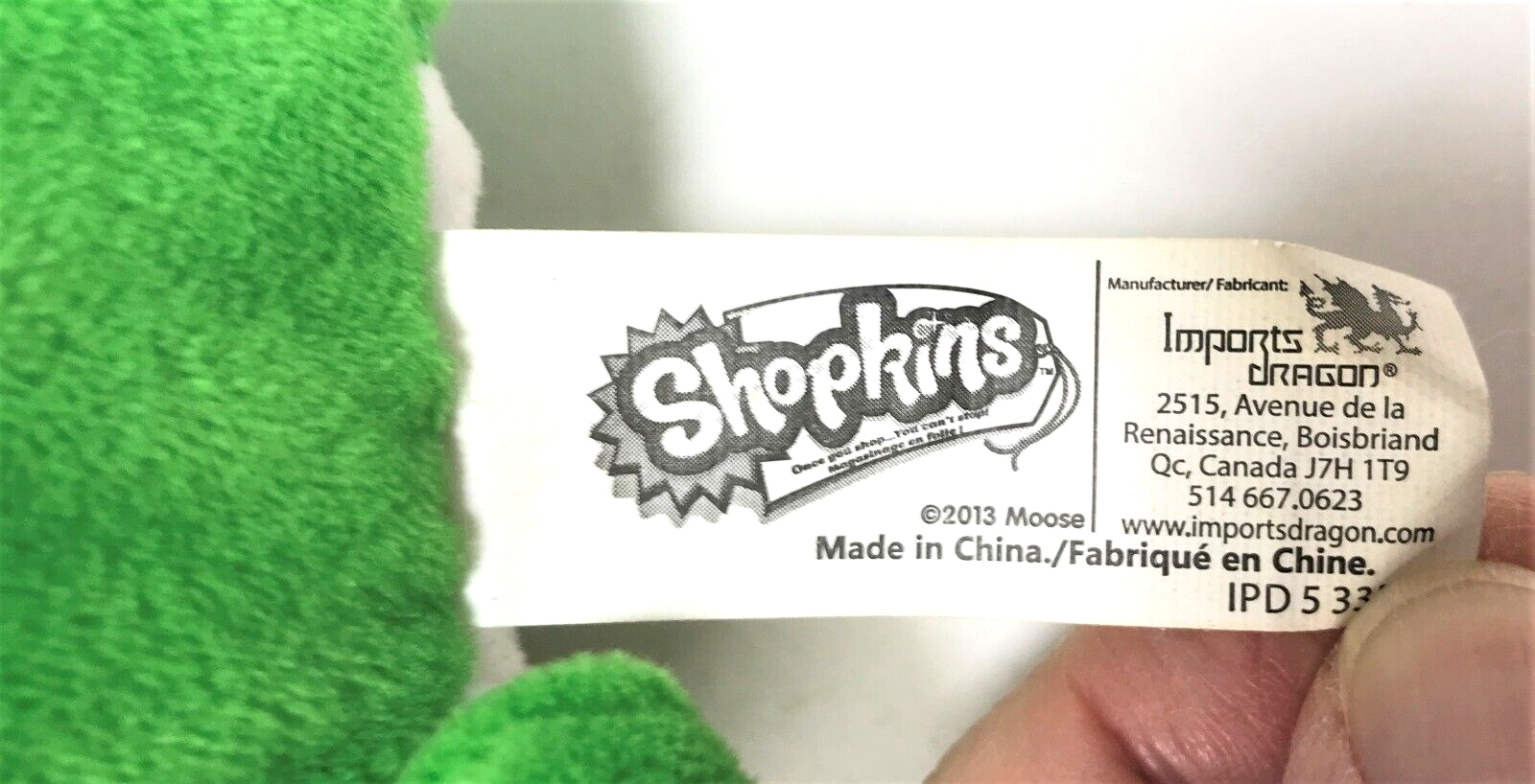 Shopkins Green and White Candy Mini Minti Plush Toy 7 Inch / 18 cm VGC | eBay UK