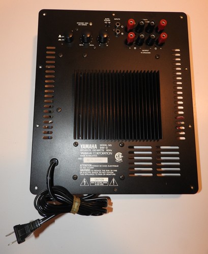 YAMAHA SW-3 POWERED SUBWOOFER AMPLIFIER 130 WATTS SW 3 SW3 (*AMP ONLY ...