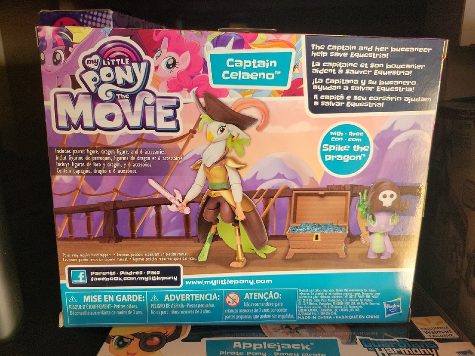 MLP CAPTAIN CELAENO & SPIKE THE DRAGON MY LITTLE PONY THE MOVIE FIGURE ...