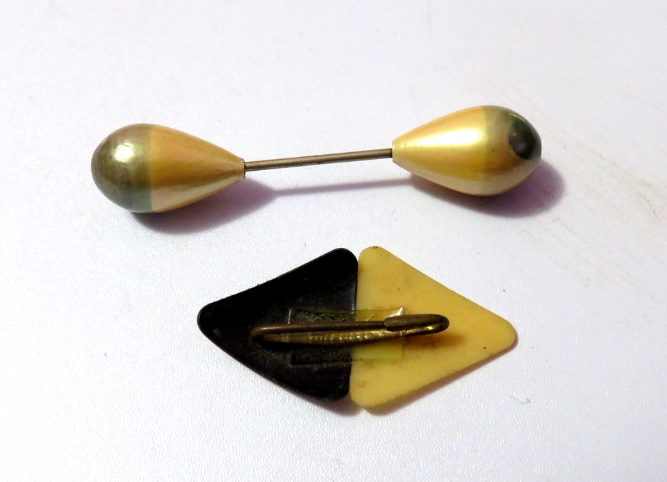 2 Small Antique Art Deco Pins | eBay