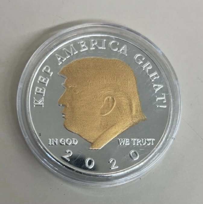 13 Donald Trump 2020 Commemorative Coins - 24K Gold Plated "Keep ...