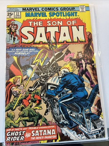 Marvel Spotlight #22 Marvel 1975 The Son of Satan, Ghost Rider and ...