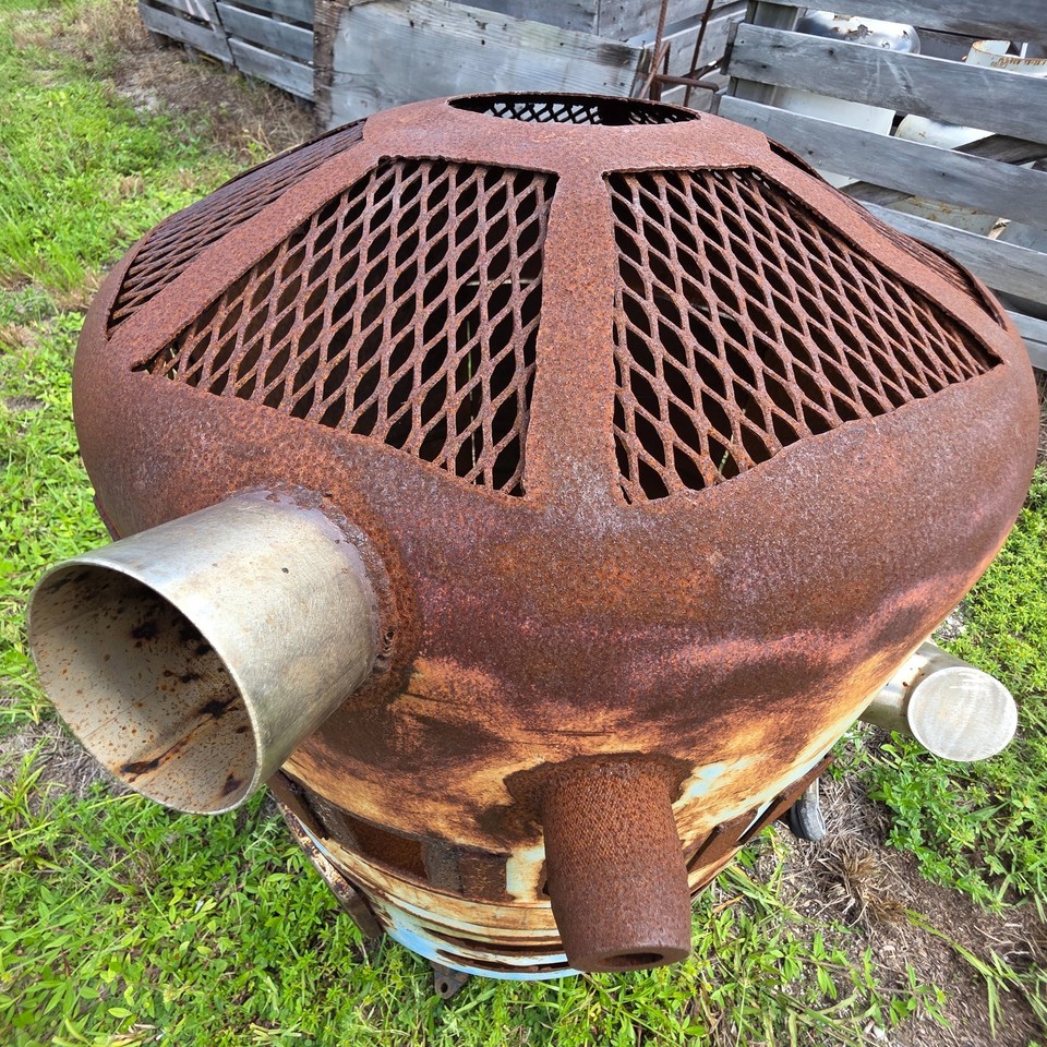 R2-D2 Inspired Droid Wood Burner Fire Pit | Outdoor Heater Reclaimed ...