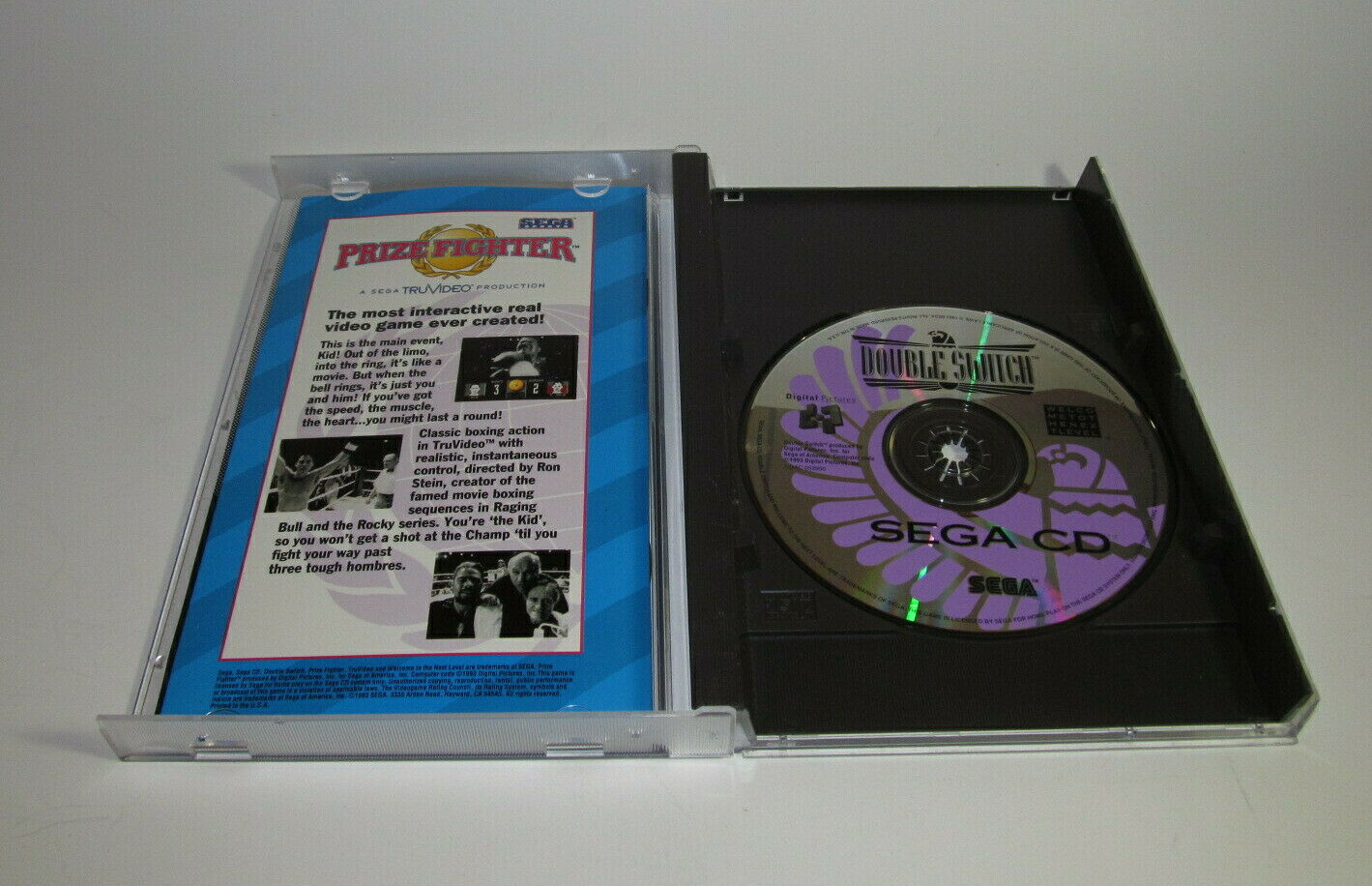 Double Switch (Sega CD, 1993) Complete CIB Nice Shape Game w ...