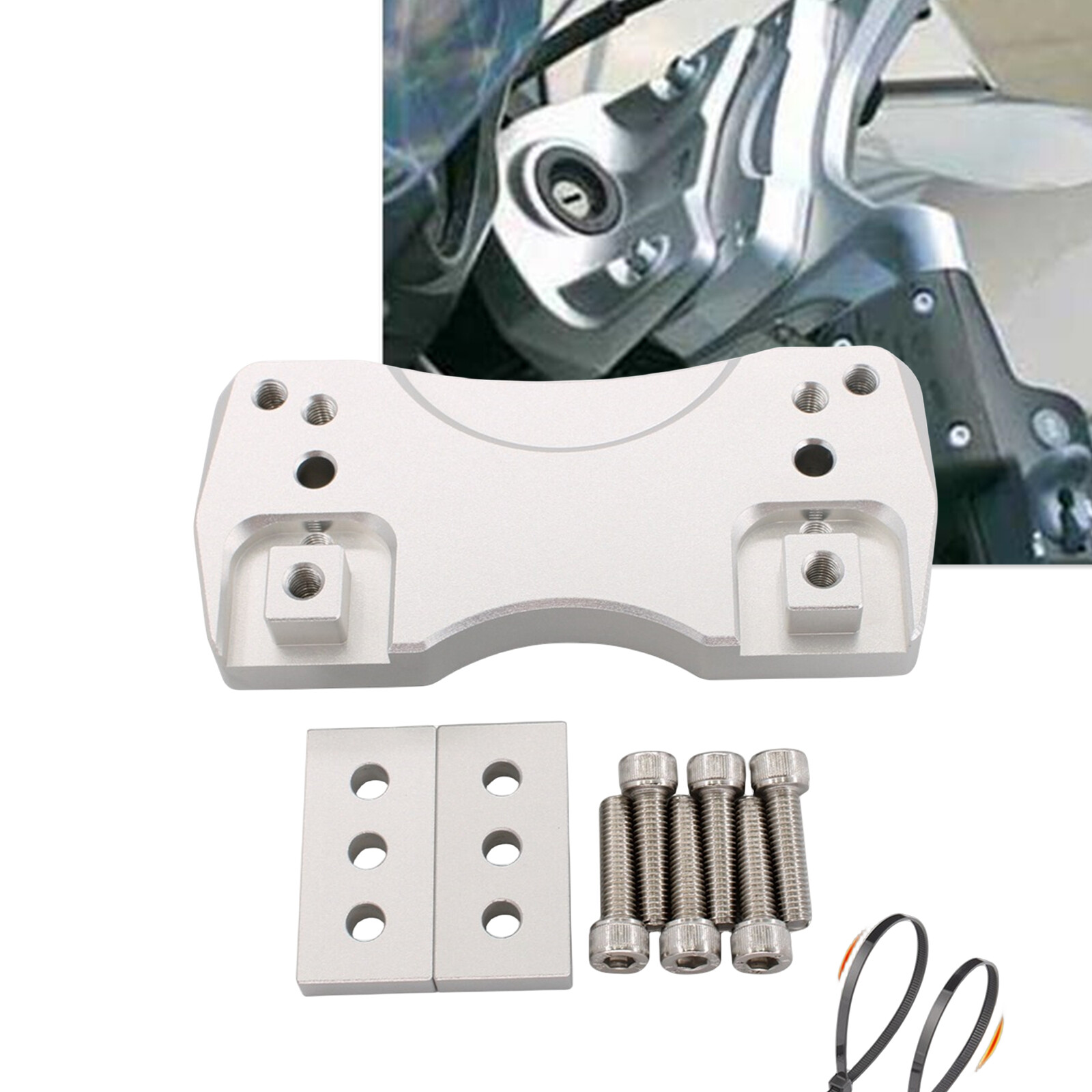 Front Handlebar Riser Adapter Parts For BMW K1200GT 2005-2008 K1300GT ...