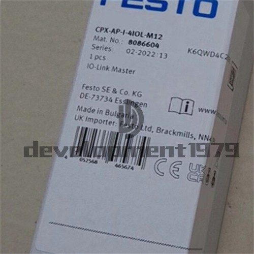 ONE NEW FESTO CPX-AP-I-4IOL-M12 8086604 valve terminal IO-Link master ...