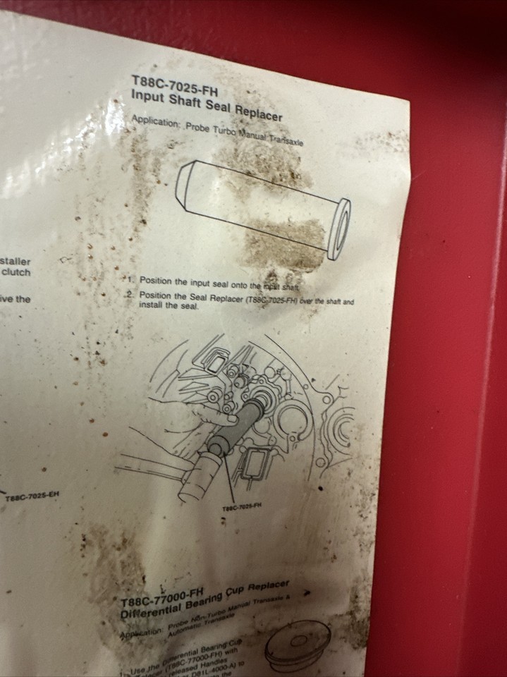 FORD ROTUNDA OTC TOOL T88C-7025-FH INPUT SHAFT SEAL INSTALLER (308-159 ...