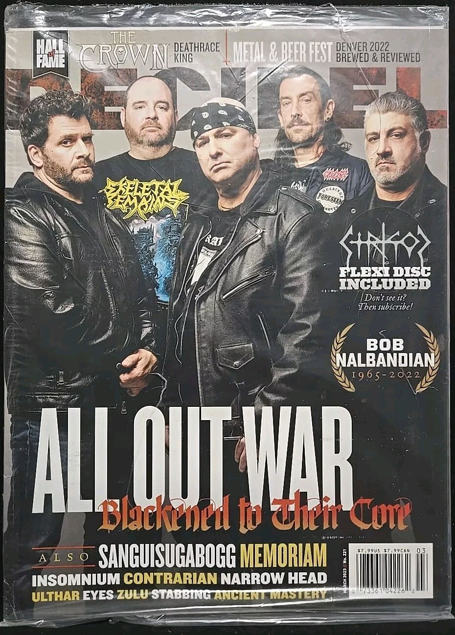 DECIBEL Heavy Metal Music Magazine 221 March 2023 All Out War | eBay