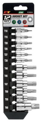 Wilmar W38802 Performance Tool 12 Piece Star Torx Bit Socket Set | eBay