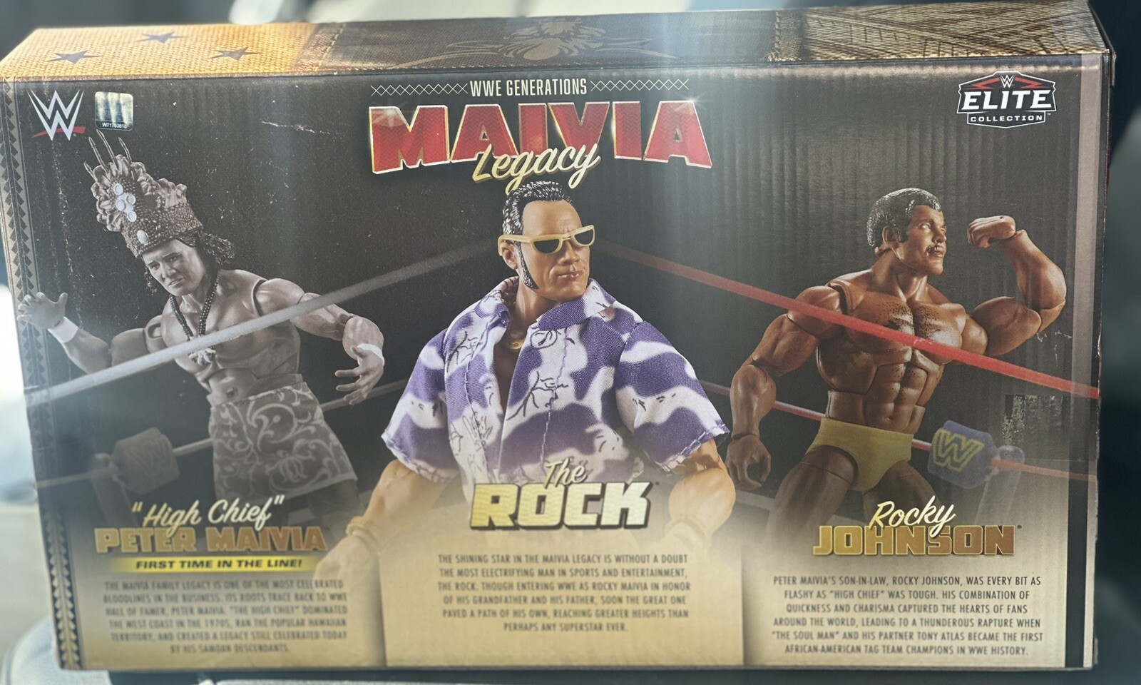 WWE GENERATIONS Maivia Legacy (“High Chief”Peter Maivia,The Rock ...