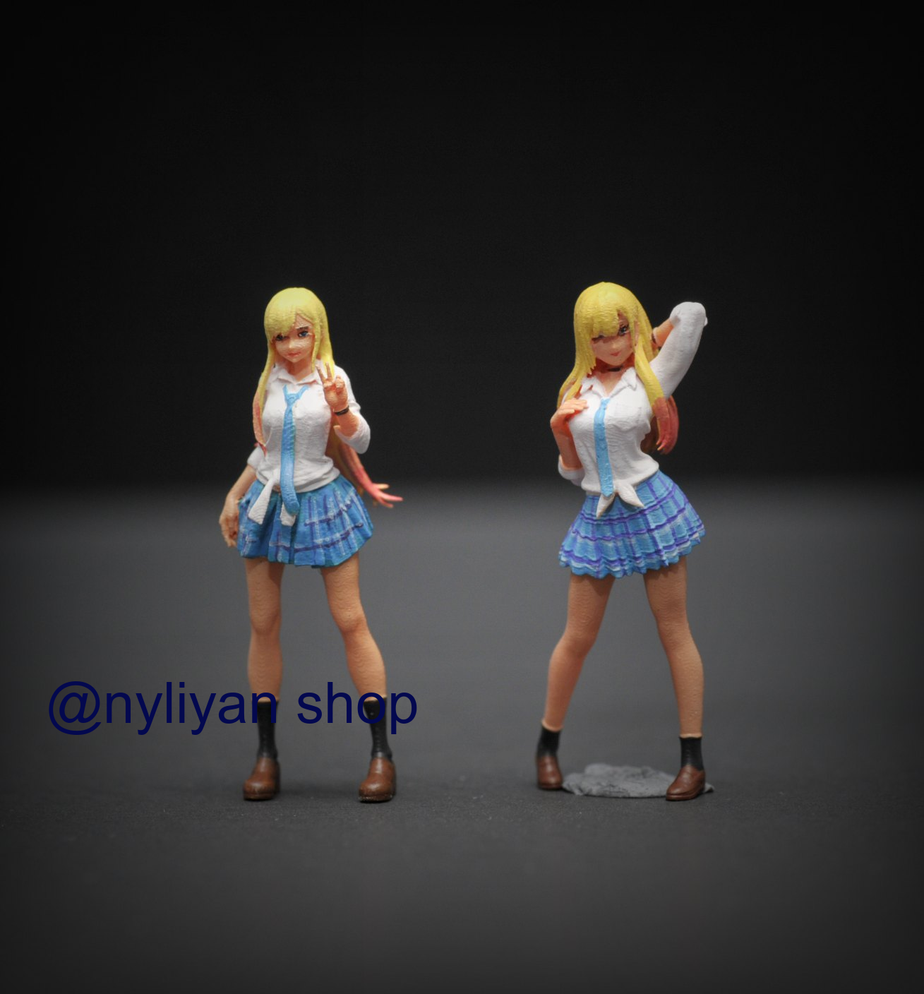 1/43 1/64 1/87 Miniatures JK Uniform Girl Scene Prop Figures Model For ...