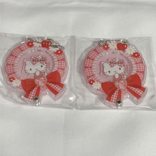 Sanrio Hello Kitty Custom Acrylic Charm Rosette Keychain | eBay