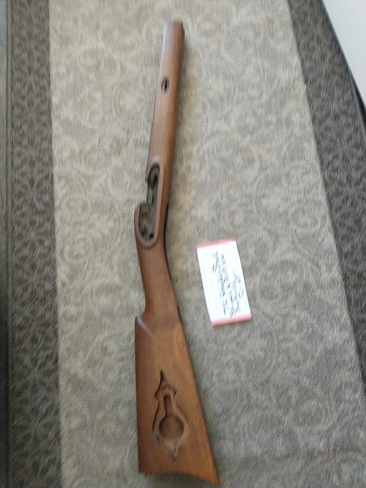 T/C Thompson Center 50. cal Hawken Rifle Stock STRIPED 15/16" SHORTENED ...