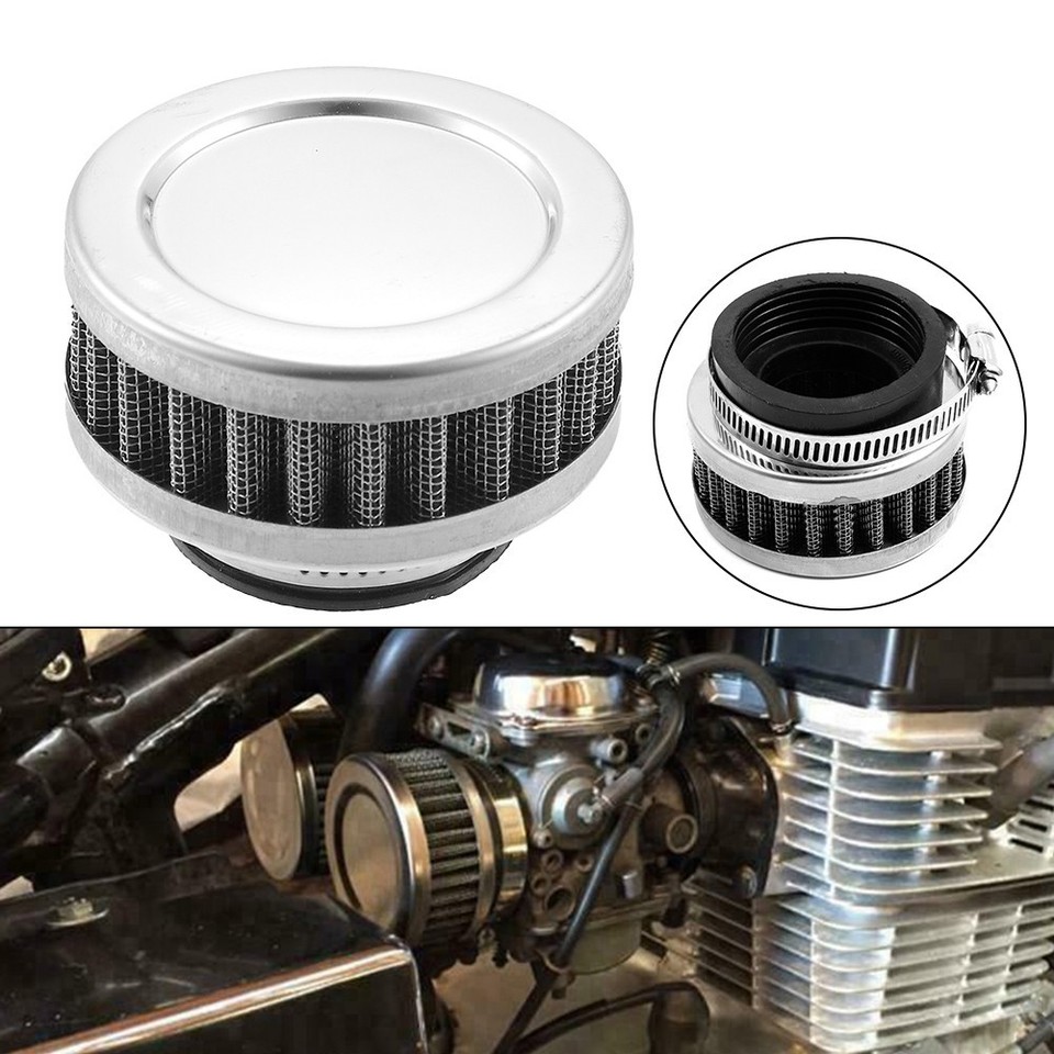 Effective Round Chrome Top Pod Flange Mount Air Filter with Double ...