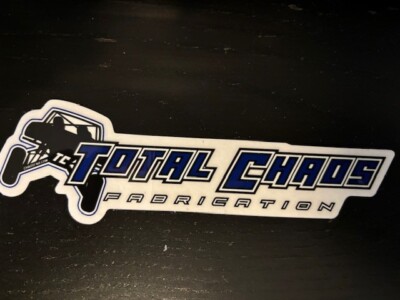 TOTAL CHAOS FABRICATION 5.5"X1.5 STICKER Performance Off-Road Racing ...