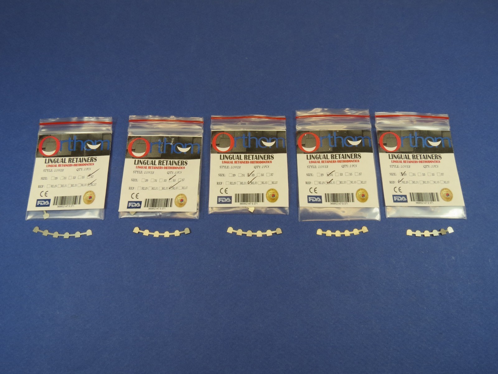 Dental Lingual Retainer Bonding Lower 3-3 Assorted With Mesh Kit / 10 ...