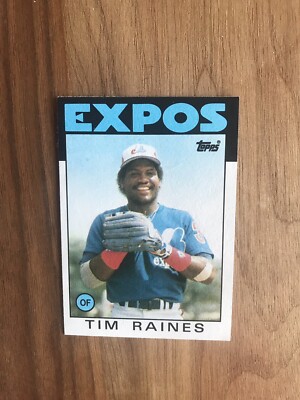 1986 TOPPS #280 TIM “ROCK” RAINES HOF MON EXPOS— SHARP💥*** (wph) | eBay