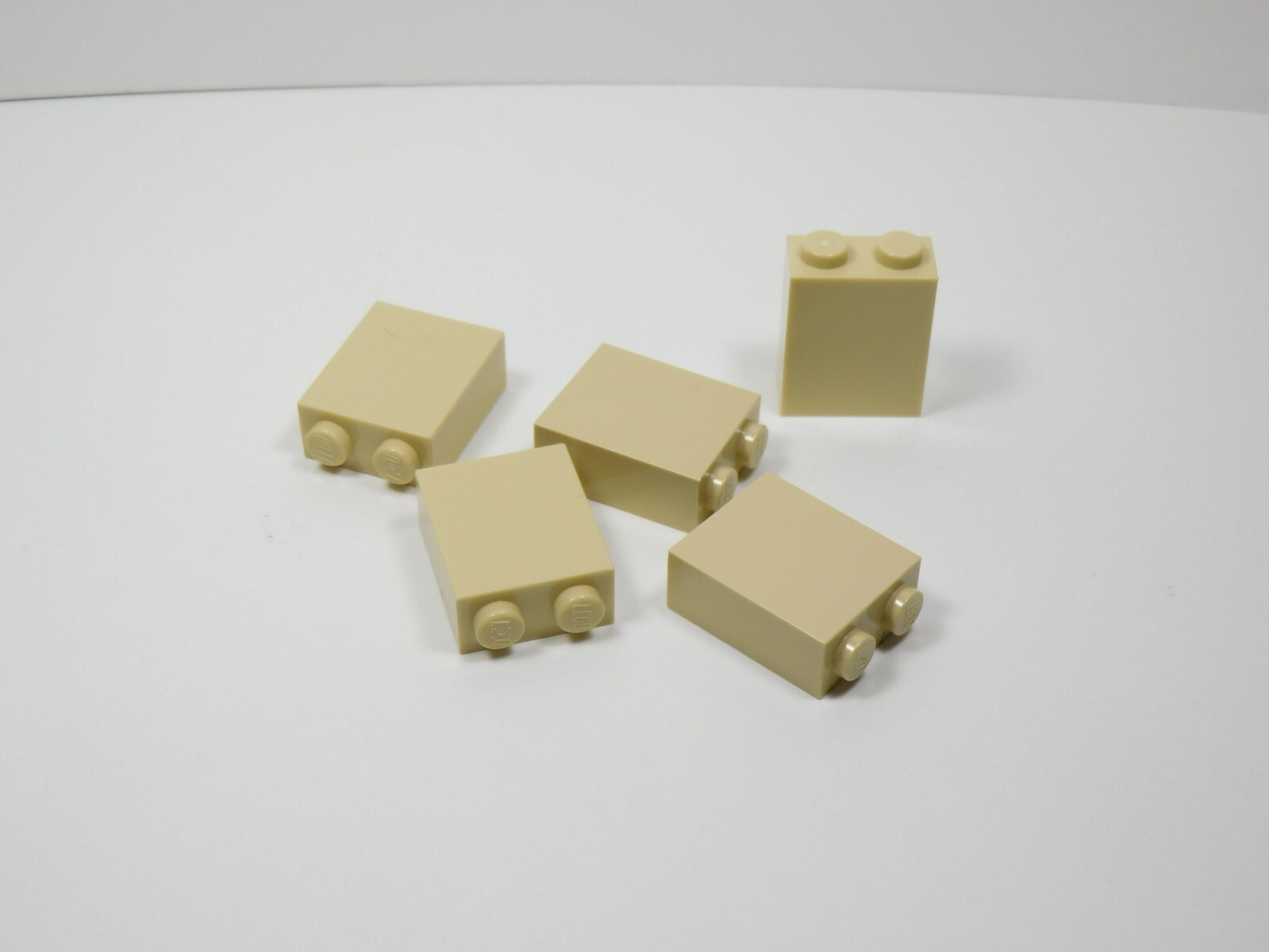 LEGO 5 Tan 1x2x2 Wall Bricks G7 | eBay