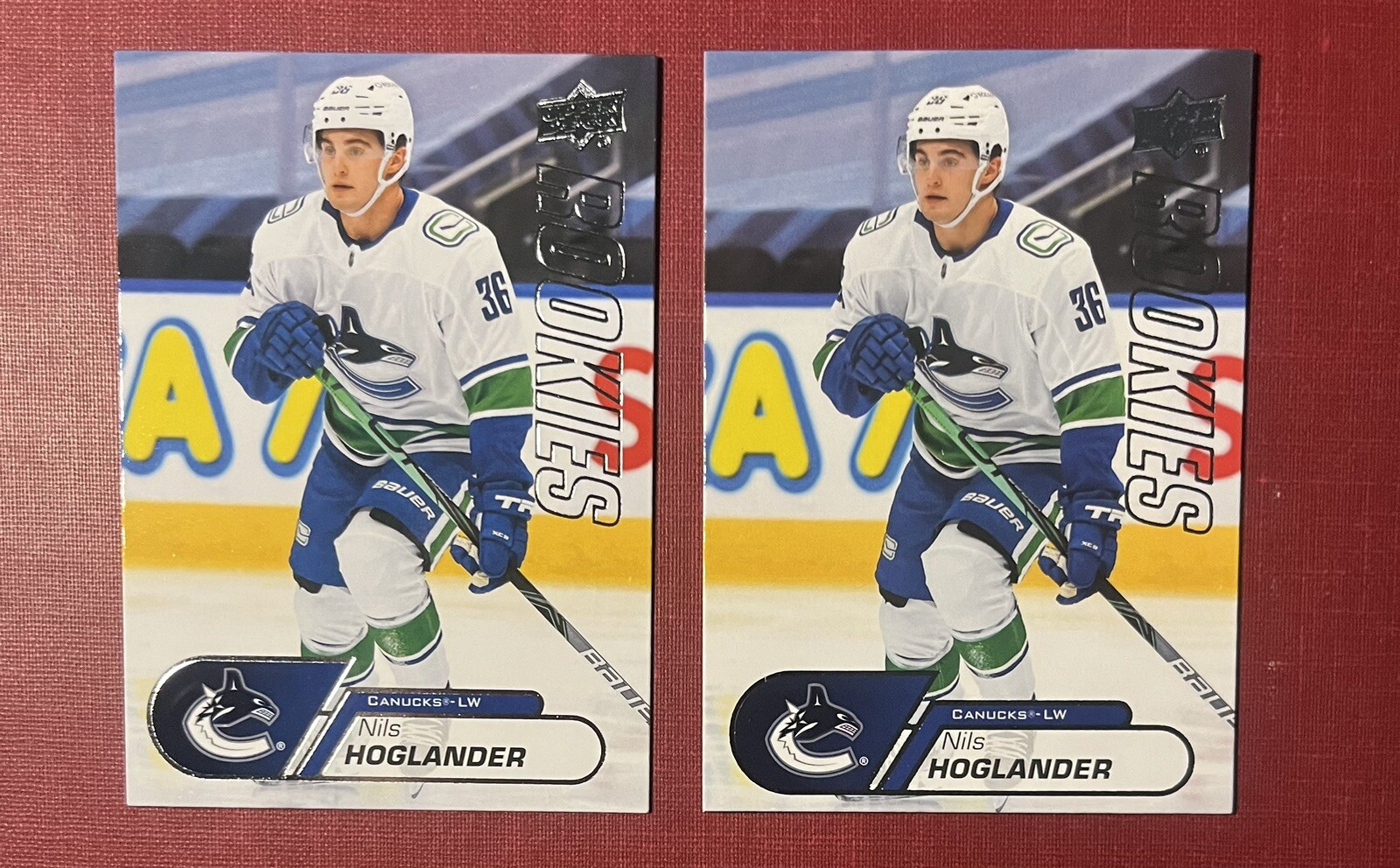 (2) 2021-21 UD NHL Rookie Box Set NILS HOGLANDER #18 Rookie RC | eBay