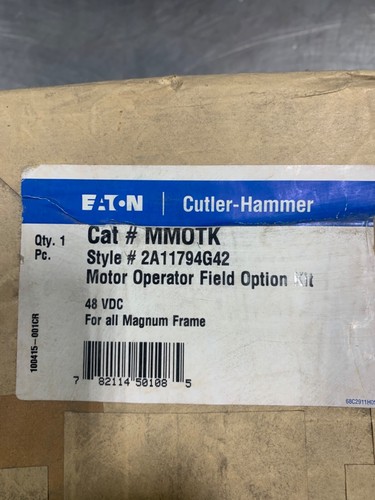 Eaton MMOTK Motor Operator Field Option Kit 48V NEW | eBay
