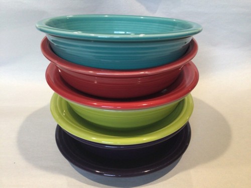 Fiesta Fiestaware 6 7/8" Soup Salad Cereal BOWL AND SALAD PLATE HLC ...