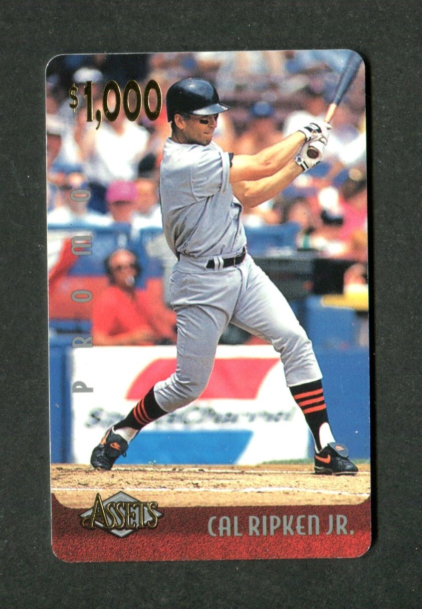 Cal Ripken Jr. PROMO $1,000 1996 Classic Assets MLB Baseball Sample ...