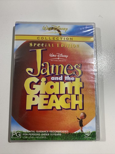 James And The Giant Peach DVD Special Edition Region 4 PAL Brand New ...