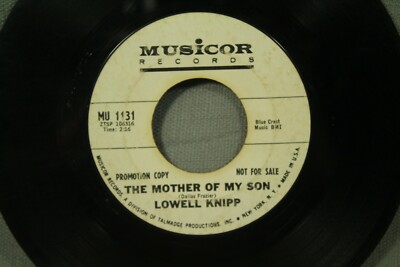 45 record Lowell Knipp Walk through the World with Me honkey tonk ...