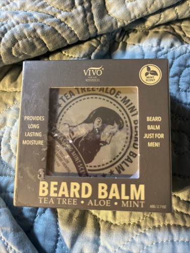 🤍 VIVO Per Lei Natural Beard Balm Conditioner Tea Tree, Aloe & Mint NWT ...