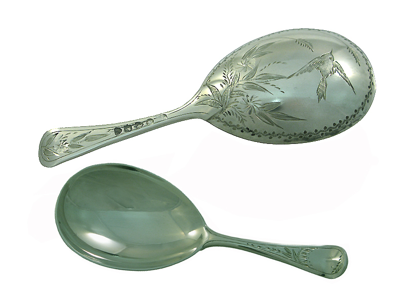 Victorian Silver Aesthetic Movement Spoons 1881 | eBay