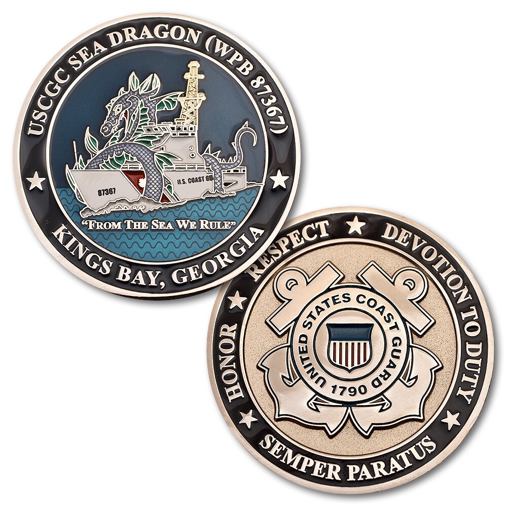 US Coast Guard USCGC Sea Dragon WPB 87367 Challenge Coin | eBay