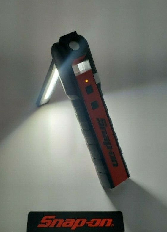 New Snap On 600 Lumens Rechargeable Shop work Light 3 colors dual side ...