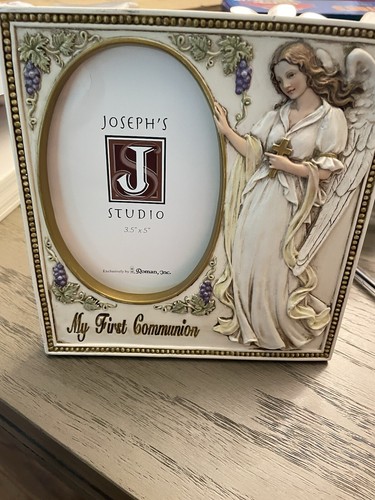 First Holy Communion Photo Frame Keepsake Angel Joseph's Studio Roman, Inc. New | eBay